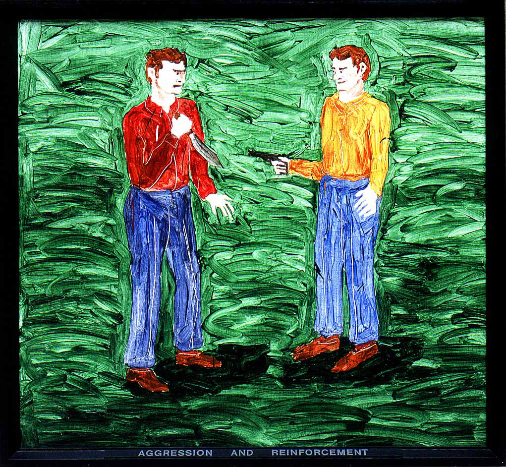 Aggression and Reinforcement - Neil Jenney | The Broad