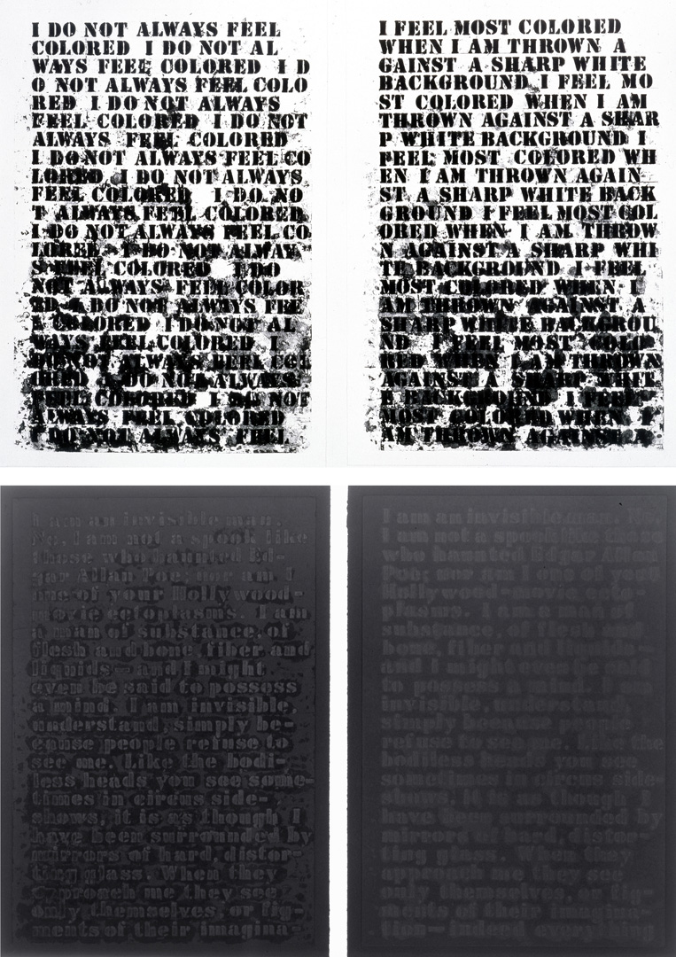 Untitled: Four Etchings - Glenn Ligon | The Broad