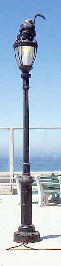 Death on Lamppost - Tom Otterness | The Broad