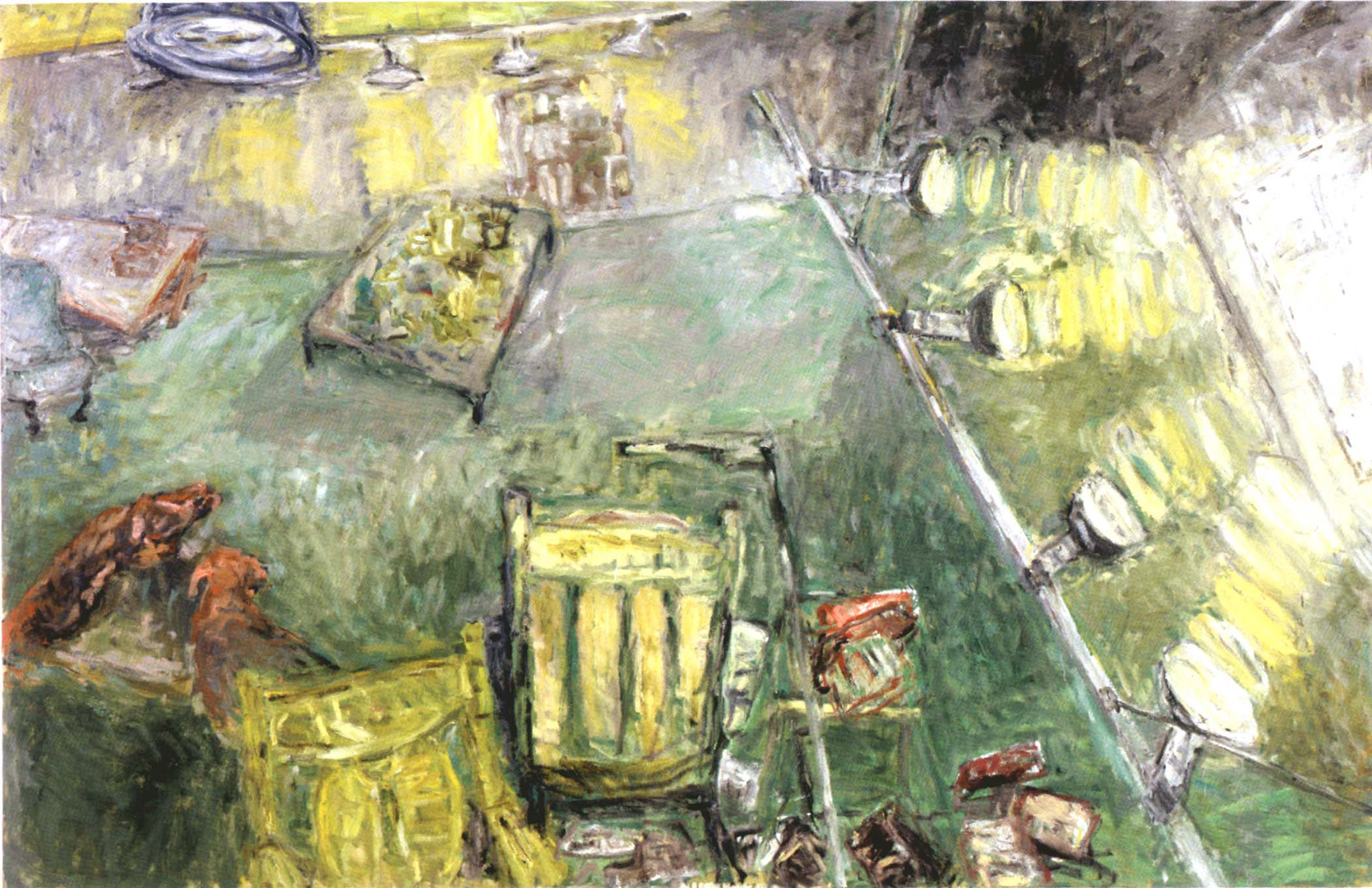 Green Studio - Susan Rothenberg | The Broad